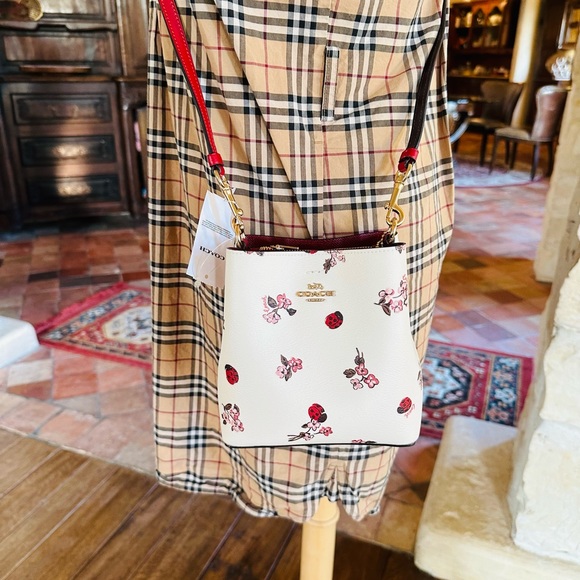 Coach | Bags | Coach Ladybug Floral Small Buckets Crossbody Handbag Nwt ...